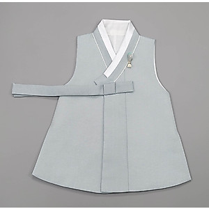 Boy Baby Hanbok Set Korea Traditional Dol Party Celebrations Mint oob02 (1 Age Set)