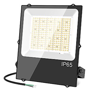 ADUB 300W LED Flood Light Outdoor, ETL Listed LED Stadium Light 42000LM 5000K, IP65 Pole Fixture Security Floodlight, Commercial Street Area Lighting for Parking Lot Yard Playground, AC100~277V