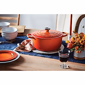 Le Creuset Enameled Cast Iron Signature Round Dutch Oven, 2 qt., Flame