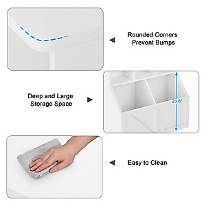 Kids Bookshelf and Toy Storage, Kids Toy Storage Organizer, Toy Storage Cabinet with Toy Shelf, Toddler Bookshelf Toy Organizer and Storage Bins for Playroom, Bedroom, Nursery, Classroom, Daycare