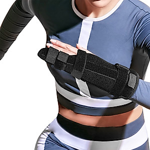 PENINSULA LOVE Boxer Finger Splint Pinky Finger Splint Hand Brace Boxer Fracture Splint 4th 5th Metacarpal Splint Support for Trigger Finger, Arthritis, Fracture, Broken Ring,Tendonitis