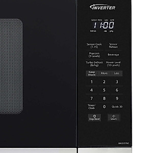 Panasonic 1.3 cu. ft. Inverter Microwave, 1200W - NN-SC67NS