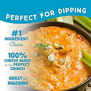 Whisps Cheese Crisps Tangy Ranch | Protein Chips | Healthy Snacks | Protein Snacks, Gluten Free, High Protein, Low Carb Keto Food (2.12 Oz, 3 Pack)