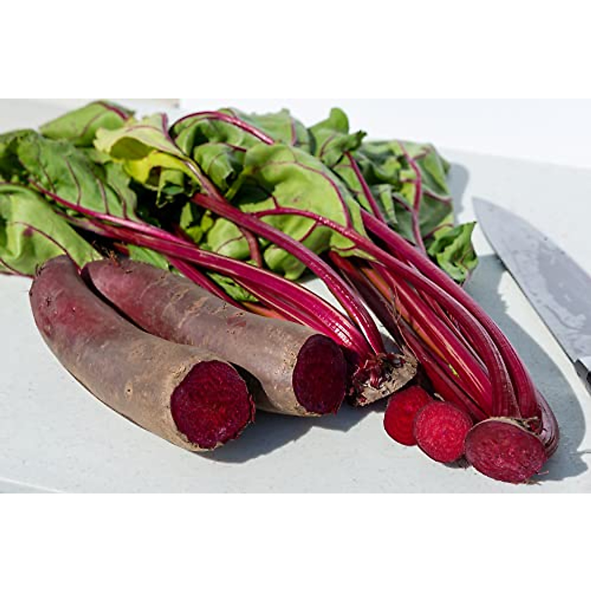 Cylindra Beet Seeds for Planting, 100+ Heirloom Seeds Per Packet, (Isla's Garden Seeds), Non GMO Seeds, Botanical Name: Beta vulgaris 'Cylindra', Great Home Garden Gift