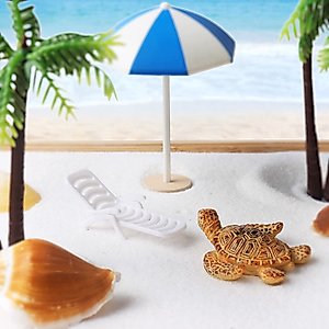 Japanese Zen Garden for Desk White Beach 12" x 8" Desktop Mini Zen Garden with White Sand Artificial Bonsai Tree Rocks Rakes & Accessories Meditation Zen Gifts Sand Tray Play Kit for Kids Adult