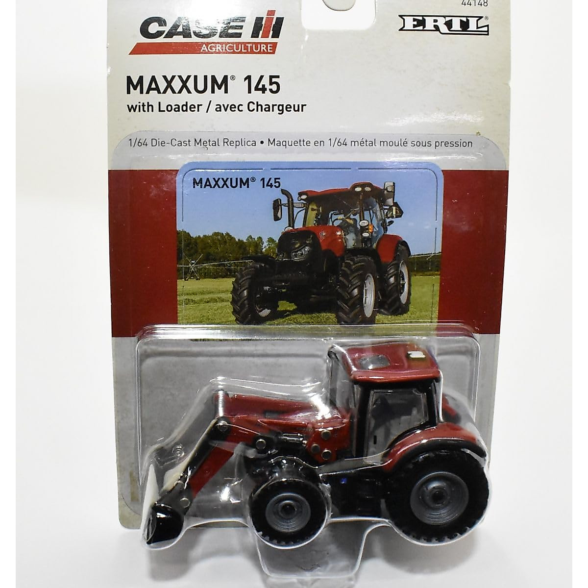 ERTL 1/64 Case IH 145 Maxxum Tractor with Loader 44148 ZFN44148