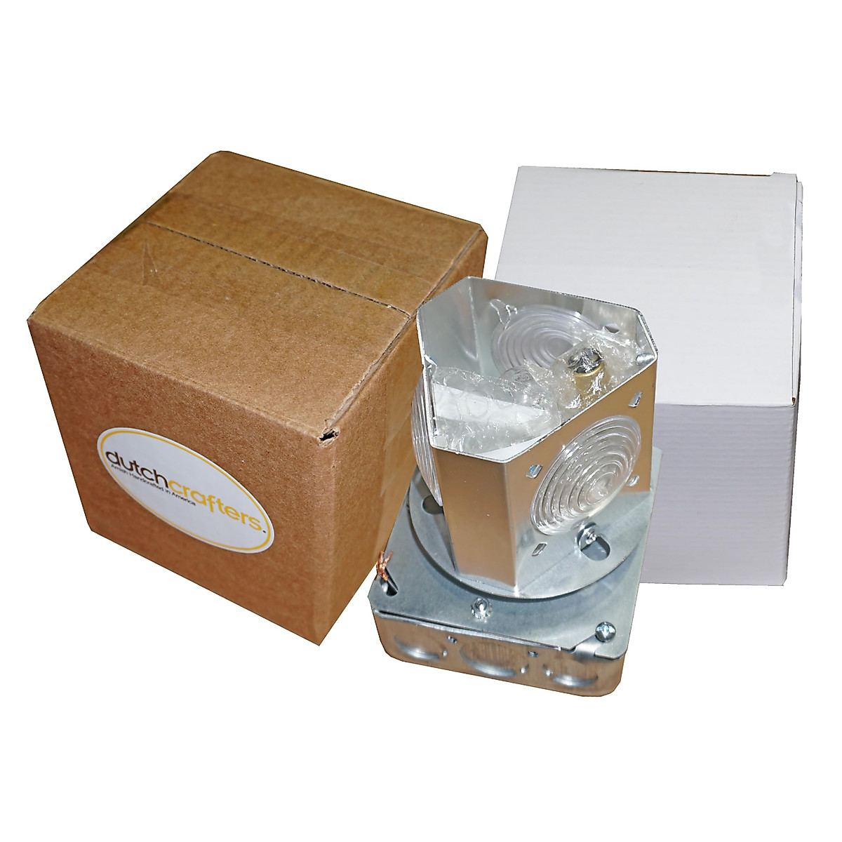 DutchCrafters Rotating Light Kit, Revolving Lighthouse Beacon Light, 36RPM, 120v Wired Lighting, Fits 3' - 12' Decorative Amish Lighthouse