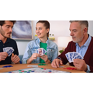 SEQUENCE- Original SEQUENCE Game with Folding Board, Cards and Chips by Jax ( Packaging may Vary ) White, 10.3" x 8.1" x 2.31"