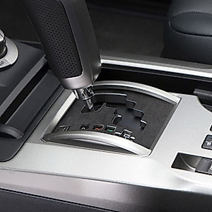 BLAKAYA Compatible with Alcantara Suede Center Control Gear Shift Panel Cover Interior Accessories for Toyota 4Runner SUV 2010 2011 2012 2013 2014 2015 2016 2017 2018 2019 2020 2021 2022 2023(Black)