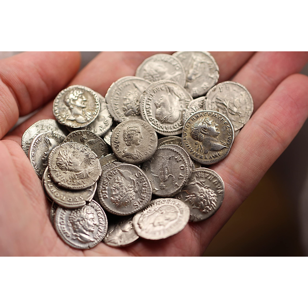 1700 Year Old Ancient Roman Silver Denarius Coin Seller Very Fine or Better Condition