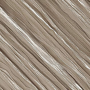 No. 918 Odelia Distressed Velvet Semi-Sheer Tab Top Curtain Panel, 50" x 95", Stone