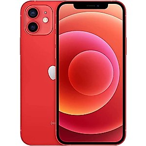 Apple iPhone 12, 64GB, Red - Unlocked (Renewed Premium)