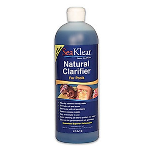 SeaKlear Chitosan Clarifier (1 qt), Blue/Green/Amber