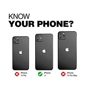 Encased iPhone 11 Phone Case with Belt Clip (2019 Scorpio Armor) Heavy Duty Rugged Protective Cover with Holder (Black)