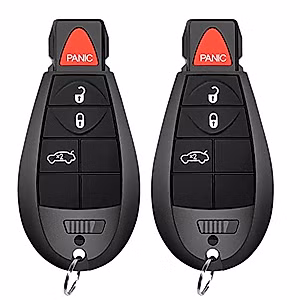 Key Fob Replacement Compatible for Dodge Ram 1500 2500 3500 Truck Pickup 2009 2010 2011 2012 Charger Journey Challenger Grand Caravan Keyless Entry Remote Start Control