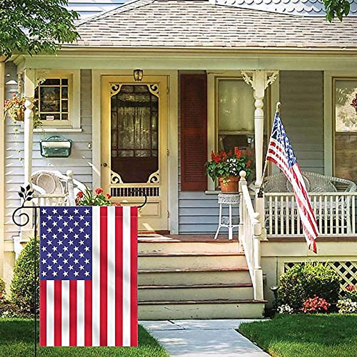 American Flag Garden Flag US Flag Double-Sided Yard Outdoor Decorations Sign