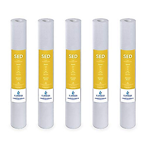 Express Water – Countertop Reverse Osmosis System Filter Set – 7 Replacement Filters – 1?4” Quick Connect Filter Cartridges – Sediment and Carbon Filters – 100 GDP RO Membrane – 1 Year Filter Set