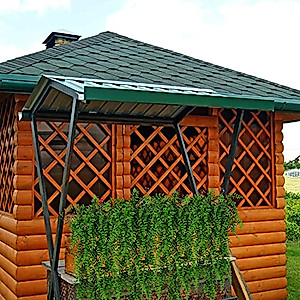 Faux hanging plant,Fake Plants Fake Fern Wall Artificial, Ivy Faux Greenery Plants for Patio Porch Indoor Outdoor UV Resistant Plastic Plants Decor (4 pcs Faux Ferns)