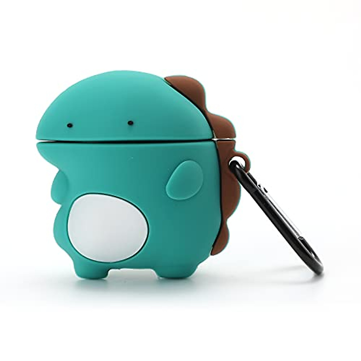 TYOROY Cute Dinosaur Case for Airpod Case/Airpod 2 Case,3D Cute Cartoon Soft Case,Kids Teens Boys Girls Women Lovely Dinosaur with Keychain for Airpod 1&2 Case (Dinosaur)