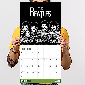 TF PUBLISHING 2024 The Beatles Wall Calendar | Large Grids for Appointments and Scheduling | Vertical Monthly Wall Calendar 2024 | Home and Office Organization | Premium Matte Paper | 12"x12”