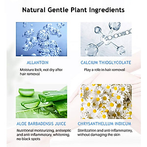 Hair Remover Spray, Body Hair Removal Cream, Inhibitor Painless Permanent Depilatory Cream Nourishing Hair Inhibitor For Men and Women(50ml)