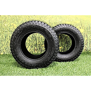 Set of 2 - 16X6.50-8 4 Ply Turf Tires for Lawn & Garden Mower 16x6.5-8