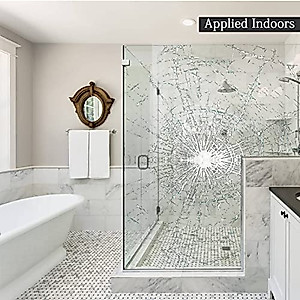 Window Security Film 23.6in X 19.7ft, Shackcom Tempered Glass Window Film Adhesive Anti-Shatter for Home, Office and Car (Clear)