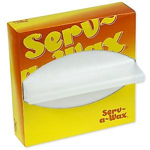 Serve-A-Wax, 892045, White, Interfold Bakery Tissue Sheets 5.5" Width x 9" Length by GP PRO (Georgia-Pacific) (20 Boxes, 100 Sheets Per Box)