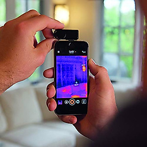 Seek Thermal Compact - All-Purpose Thermal Imaging Camera for iOS , Black - LW-AAA