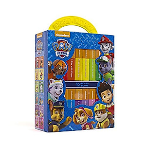 Nickelodeon Paw Patrol Chase, Skye, Marshall, and More! - My First Library Board Book Block 12-Book Set - PI Kids
