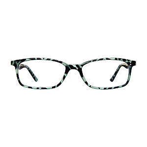 Scojo New York Gels Manhattan Reading Glasses, Handmade Scratch Resistant Readers for Women and Men, Mint Licorice - 1.25x