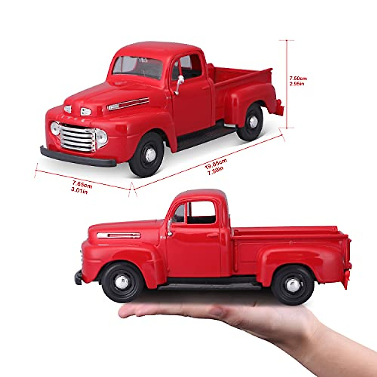 Maisto 1:24 Assembly Line 1948 Ford F-1 Pick-up, Red