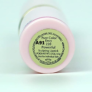 Estee Lauder Pure Color Envy Sculpting Lipstick in Promotional Case, 0.12 oz. / 3.5 g •• (Powerful 220 [Gold - Heart]) ••