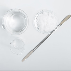 2 PCS Stainless Steel Lab Spatula, Lab Laboratory Mini Double-Ended Spatula, Lab Mini Double Ended Spatula, Micro Spatula, Semi-Micro Shovel Tapered Arrow End Flat Ends