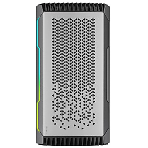 Corsair ONE PRO a200 Compact Workstation-Class PC - AMD Ryzen™ 9 5950X CPU - NVIDIA® GeForce RTX™ 3080 Graphics - 64GB Vengeance LPX DDR4 Memory, 2TB, Windows 10 Pro,Bright Silver