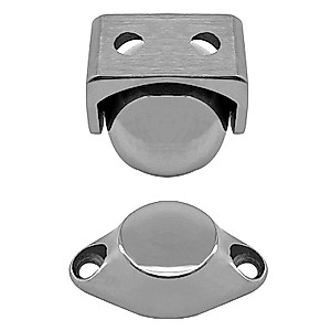 ISURE MARINE Door Stopper 316 Stainless Steel Door Stopper Magnet Door Holder Catch Installation for Yacht Boat Motorhome