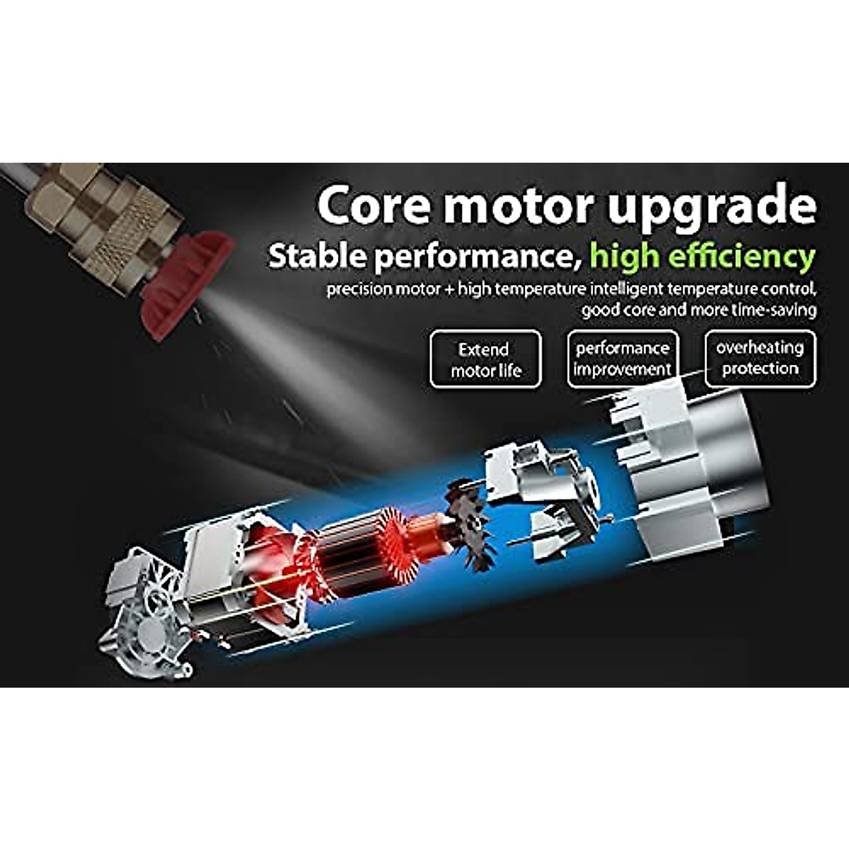 mrliance Electric Pressure Washer 1.8GPM Power Washer 1800W High Pressure Washer Cleaner Machine with 5 Interchangeable Nozzle & Hose Reel, Best for Cleaning Patio, Garden,Yard