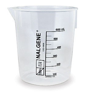 Nalgene Griffin Beaker, Low Form, Polymethylpentene, 600 Ml
