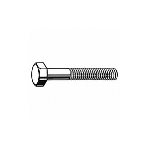 HHCS, 5/8-11x2-1/2, Steel, Gr 5, ZP, PK5