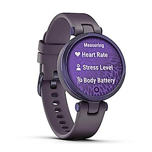 Garmin Lily™ 010-02384-02 Sport Edition Midnight Orchid Bezel with Deep Orchid Case and Silicone Band - Renewed