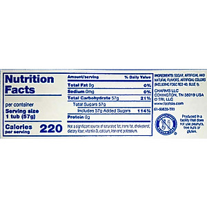 Blue! It's a Boy! Reveal Party -- Baby Shower - Parade Cotton Candy Cotton Candy, 2 - Tubs (2 oz each) 4 oz Total - Great for party, snack, fun