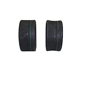 (Set of 2) 11x6.00-5 4 Ply Smooth Tread for Lawn & Garden Zero Turn Mower or Go-Kart