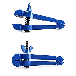 QWORK Hand Vise Hand Held Vice Clamps Pliers Household Mini Vice Cutting Sanding Drilling DIY Tools