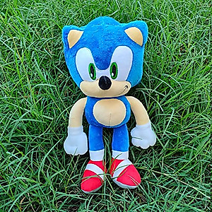 YOOVERSE 12" Sonic Plush Toys,Sonic Stuffed Animals,Knuckles Shadow Tails Plushies Doll Toys Gifts for Boys and Girls (4 Pcs Set)