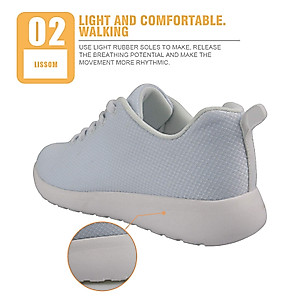 ZFRXIGN Womens Sport Fitness Workout Shoes Comfortable Casual Cheetah Sneakers for Teens Girl Walking Running Shoes 8 Light Weight