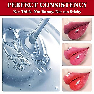 Clear Lip Gloss Base for DIY Lip Gloss Making Kit - 14.1oz Versagel with Olive Oil & Vitamin E for Smooth, Hydrated, Moisturized Lips - Fragrance-Free, Safe for Sensitive Skin Small Business Supplies