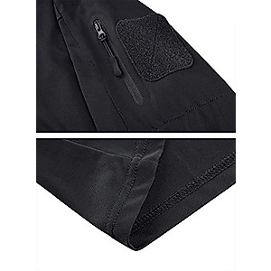 TACVASEN Men's Athletic Shirts Long Sleeve Workout Hiking Golf Polo Active Shirt Black XL