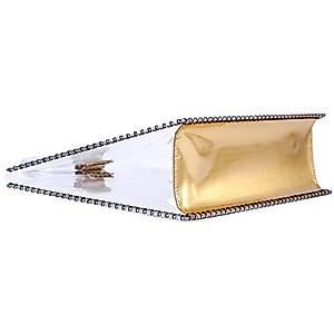 Women Elegance Clear Tote Bag Acrylic Transparent Handbag Evening Party Purse for Stadium
