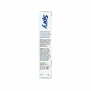 Spry Xylitol Toothpaste, Fluoride-Free, Natural Peppermint, Anti-Plaque and Tartar Control, 5 oz (2 Pack)