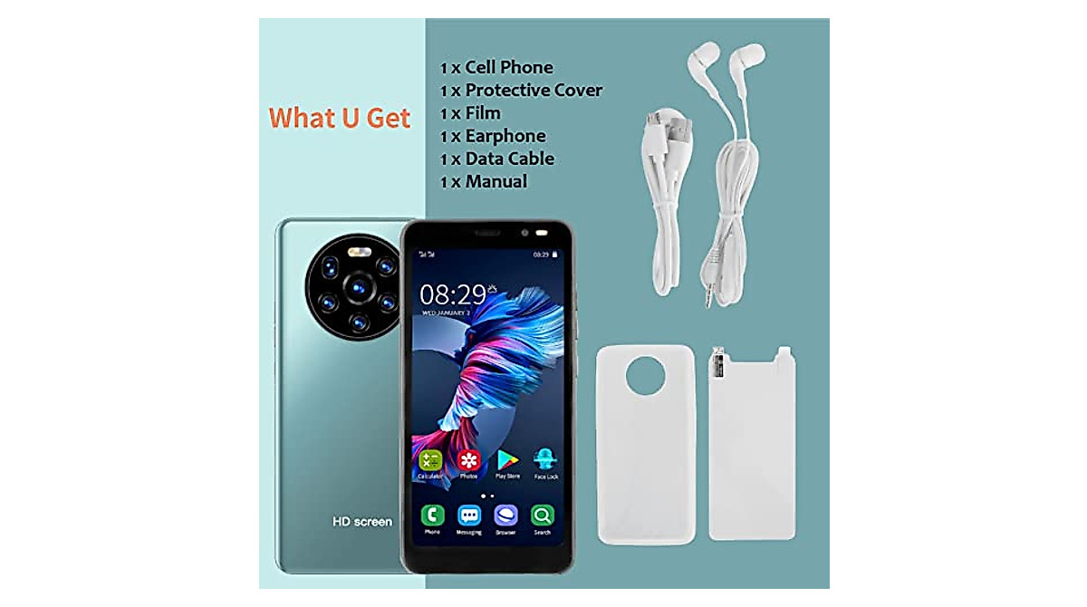 Unlocked Smartphone with 5.45" HD Screen & Dual SIM - Reliable & Compact